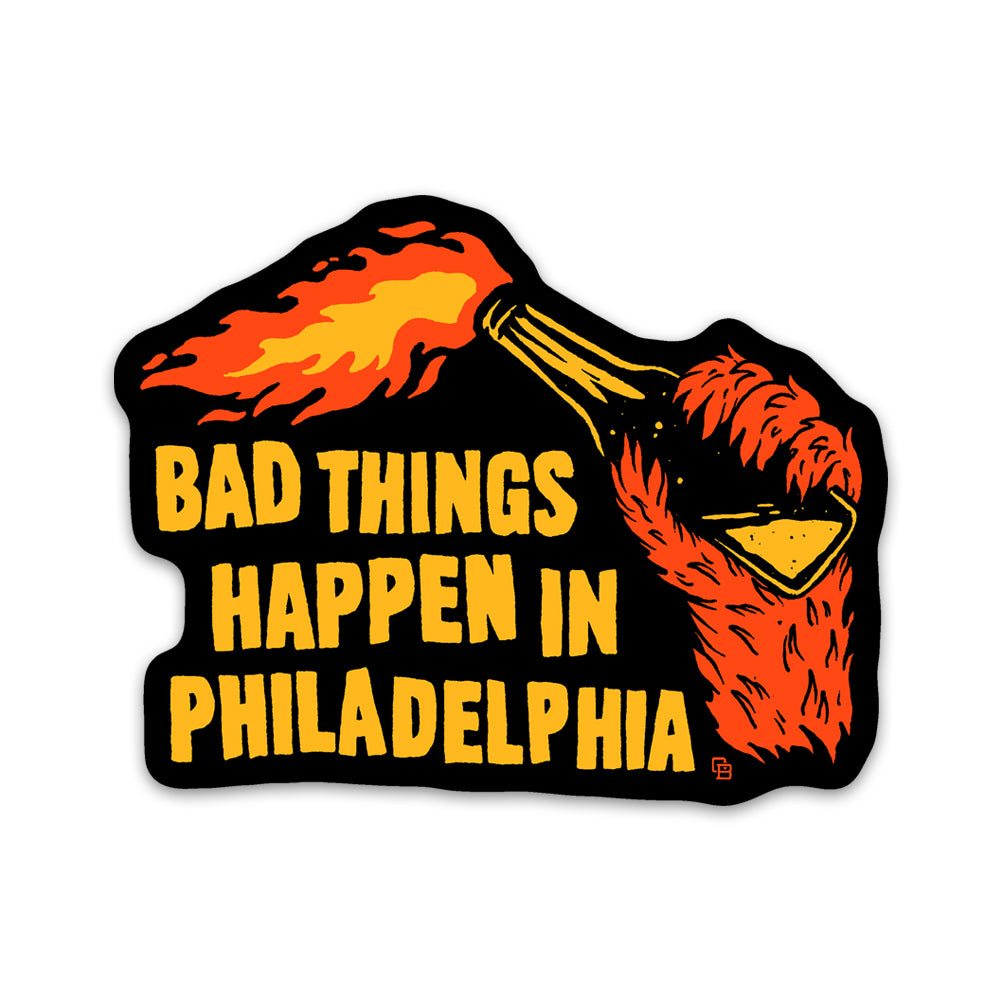 "Bad Things" Sticker – Cracked Bell